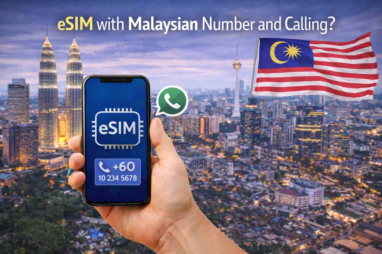 eSIM with Malaysian Number and Calling